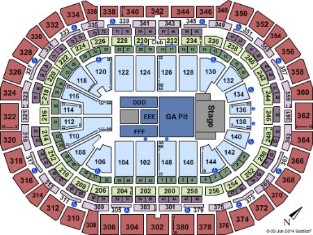 Pepsi Center Tickets and Pepsi Center Seating Chart - Buy Pepsi Center ...