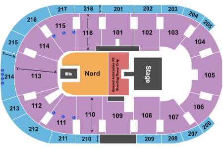 Place Bell Tickets and Place Bell Seating Chart - Buy Place Bell Laval ...