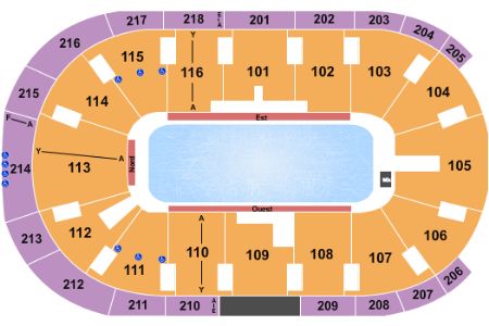 Place Bell Tickets and Place Bell Seating Chart - Buy Place Bell Laval ...