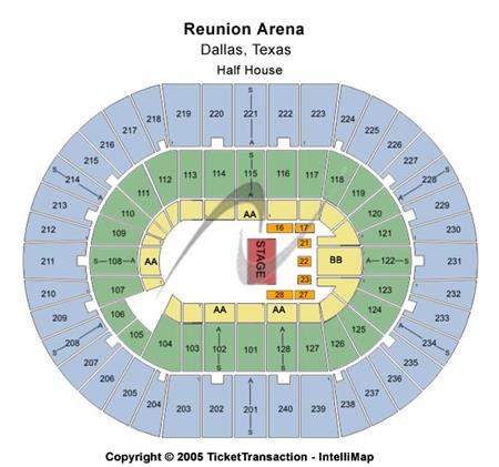 Reunion Arena Tickets and Reunion Arena Seating Chart - Buy Reunion ...