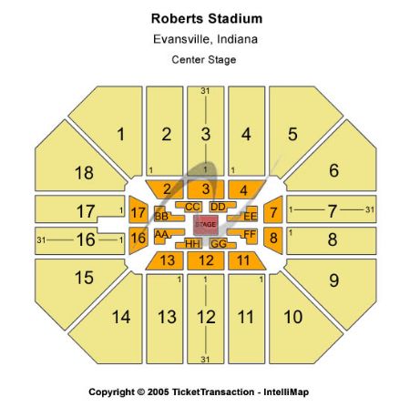 Roberts Stadium Tickets and Roberts Stadium Seating Chart - Buy Roberts ...
