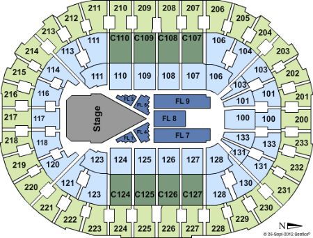 Quicken Loans Arena Tickets and Quicken Loans Arena Seating Chart - Buy ...