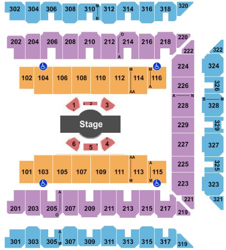 1st Mariner Arena Tickets and 1st Mariner Arena Seating Chart - Buy 1st ...