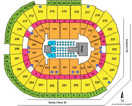 SAP Center Tickets and SAP Center Seating Chart - Buy SAP Center San ...