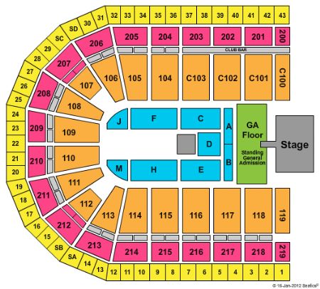 Sears Centre Arena Tickets and Sears Centre Arena Seating Chart - Buy ...