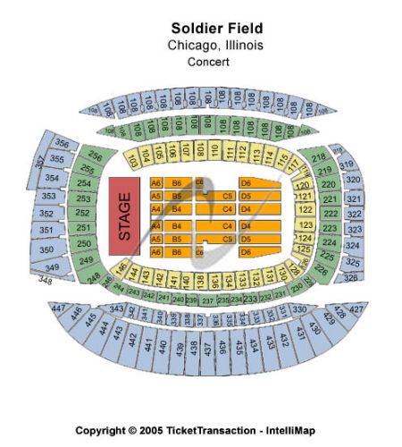 Soldier Field Stadium Tickets and Soldier Field Stadium Seating Chart ...