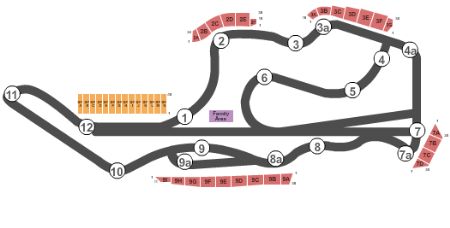 Sonoma Raceway Tickets and Sonoma Raceway Seating Chart - Buy Sonoma ...