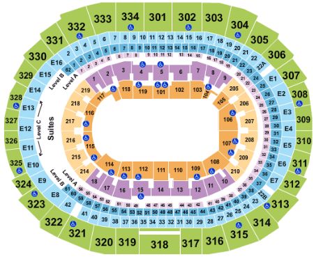 Staples Center Tickets and Staples Center Seating Chart - Buy Staples ...