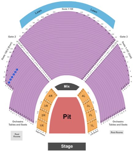 Chastain Park Amphitheatre Tickets and Chastain Park Amphitheatre ...