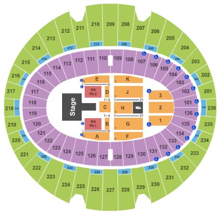 The Forum - Los Angeles Tickets and The Forum - Los Angeles Seating ...