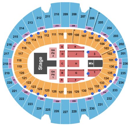 The Forum - Los Angeles Tickets and The Forum - Los Angeles Seating ...