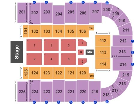 Tucson Arena Tickets and Tucson Arena Seating Chart - Buy Tucson Arena ...