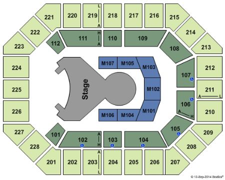 US Cellular Center Tickets and US Cellular Center Seating Chart - Buy ...