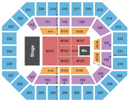 US Cellular Center Tickets and US Cellular Center Seating Chart - Buy ...