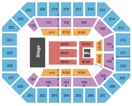 US Cellular Center Tickets and US Cellular Center Seating Chart - Buy ...