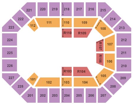 US Cellular Center Tickets and US Cellular Center Seating Chart - Buy ...