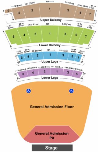 Warfield Tickets and Warfield Seating Chart - Buy Warfield San ...