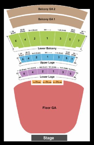 Warfield Tickets and Warfield Seating Chart - Buy Warfield San ...