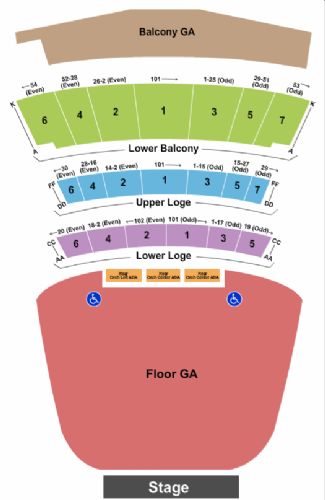 Warfield Tickets and Warfield Seating Chart - Buy Warfield San ...